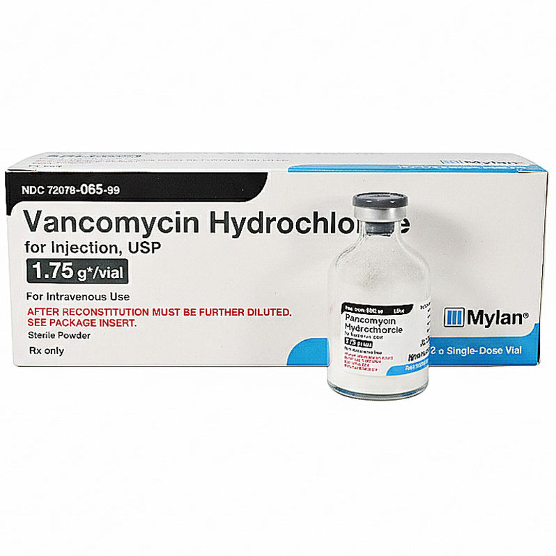 Vancomycin Hydrochloride Injection 1.75 gram, 50 mL — Mountainside Medical
