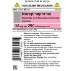Norepinephrine IV Bags: Restore and Maintain Blood Pressure ...