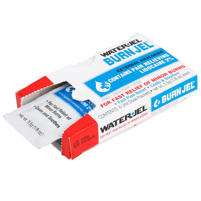 Water Jel Burn Jel Topical Burn Relief Gel with Lidocaine 2% — Mountainside Medical Equipment