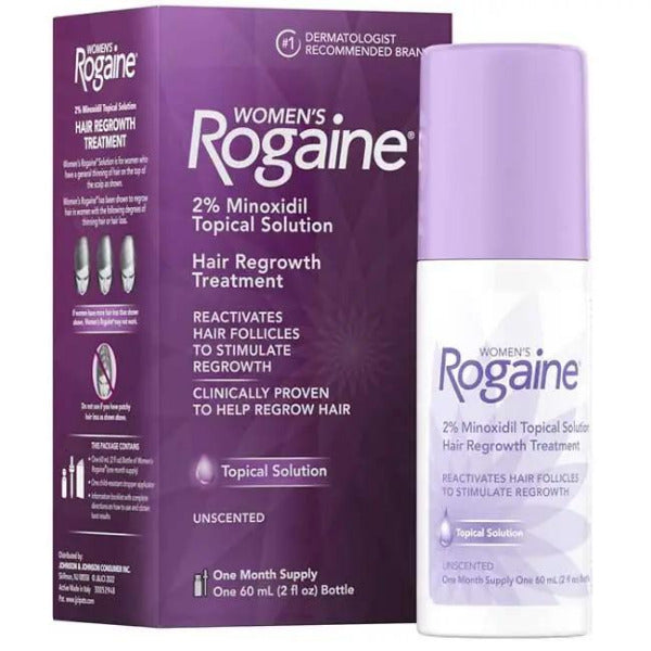 Women's Rogaine 2% Minoxidil Topical Solution Treatment — Mountainside ...