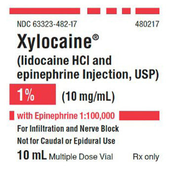 Xylocaine Lidocaine HCl and with Epinephrine Injection 1% — Mountainside Medical Equipment