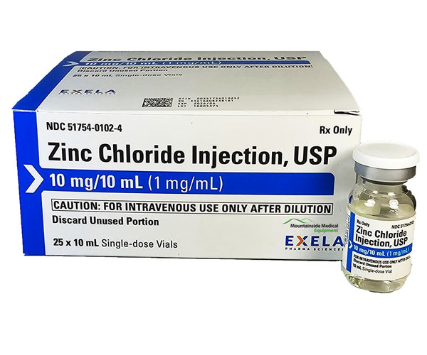Zinc Chloride Injection IV intravenous Therapy — Mountainside Medical
