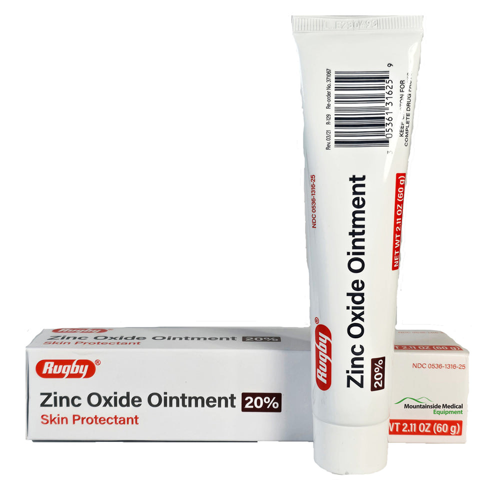 Zinc Oxide Ointment 60 gram Skin Protectant by Rugby — Mountainside Medical