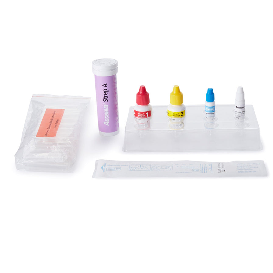 Acceava Rapid Strep A Test Kit CLIA Waived by Abbott Rapid Dx ...