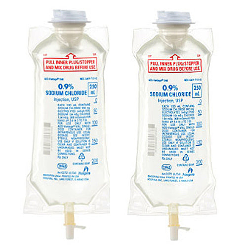 IV Bags - Sodium Chloride IV Bags Solution for Hydration — Mountainside Medical Equipment