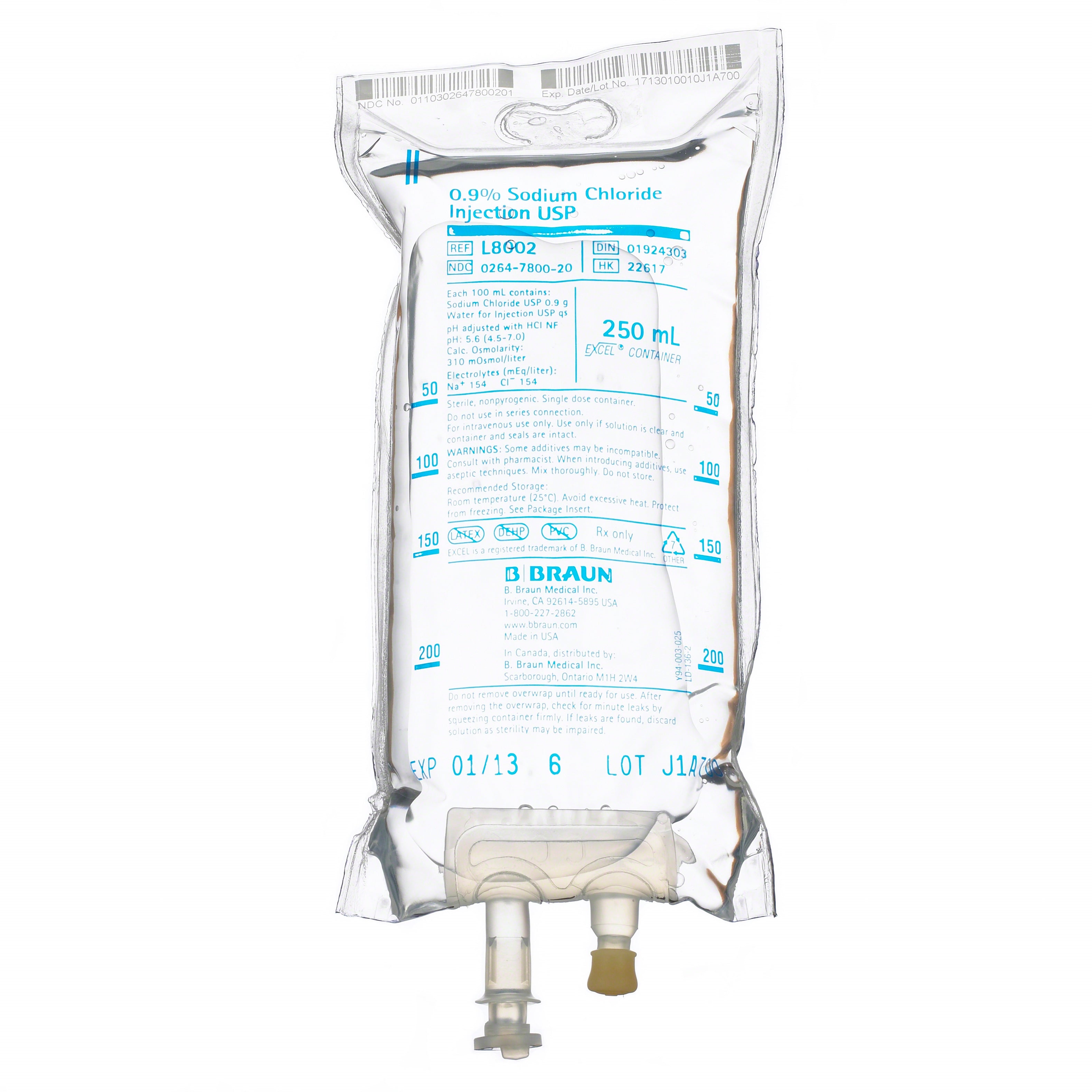 Sodium Chloride 0.9% IV Solution 1000 mL Bag, 12/case - ICU Medical (R ...