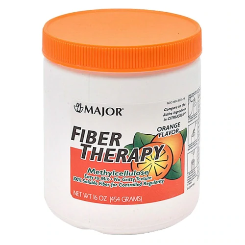 Natural Fiber Therapy Powder, Orange, 16oz — Mountainside Medical Equipment