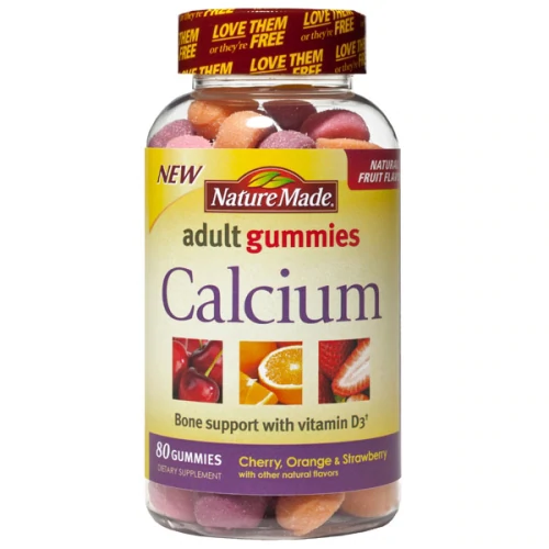 Nature Made Calcium plus D3 Gummies Supplement 80 ct — Mountainside Medical