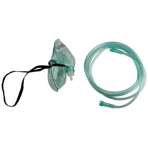 Oxygen Mask, Adult Elongated with 7 Foot Tubing — Mountainside Medical ...