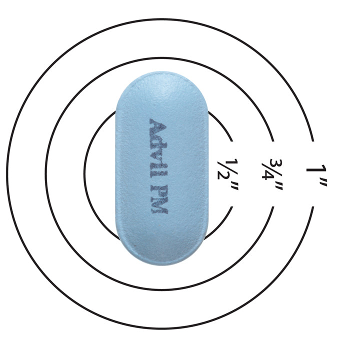 Advil PM Nightime Sleep and Pain Relief Medicine, 20 Coated Caplets ...