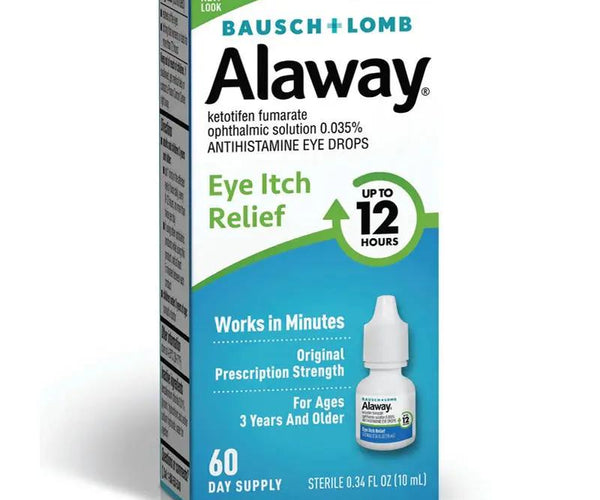 Alaway 12-Hour Eye Itch Relief Antihistamine Eye Drops, 10 mL ...