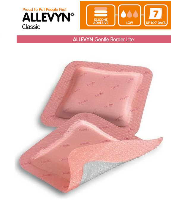 Allevyn Gentle Border Lite Dressing (10 pack) — Mountainside Medical ...