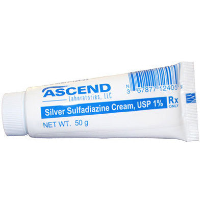 Silver Sulfadiazine 1% Cream, 50 Gram Tube (Rx) — Mountainside Medical ...