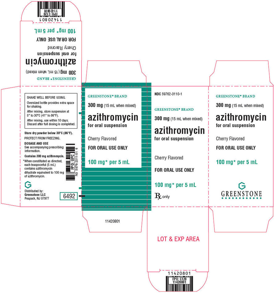 Azithromycin Oral Suspension Solution 100mg, Cherry Flavor (Rx ...