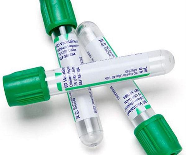 Heparin Blood Collection Tubes: Toxicology & Electrolyte Testing ...