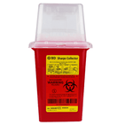 BD 1.5 Quart Sharps Container Red with Dual Access — Mountainside Medical