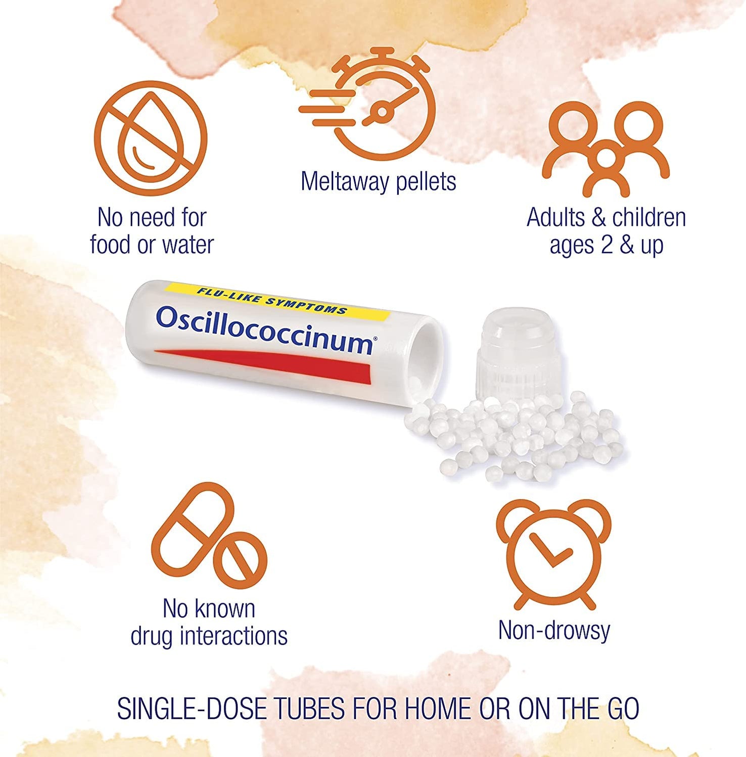Boiron Oscillococcinum Flu Symptom Relief Dissolving Pellets, 6 Doses ...