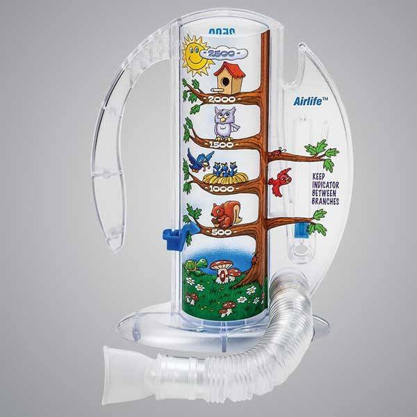 CareFusion AirLife Volumetric Incentive Spirometer with One-Way Valve ...