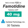 Famotidine 40mg Acid Reducing Tablets 100/Bottle — Mountainside Medical ...
