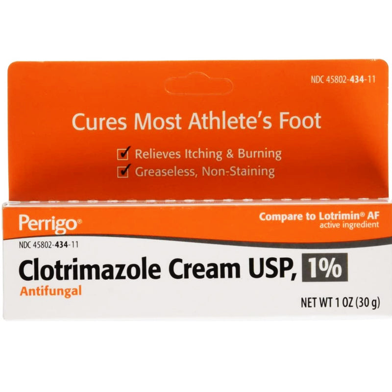 Clotrimazole Cream USP, 1% Antifungal 30 Gram Tube — Mountainside ...