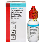 Cyclopentolate Hydrochloride Ophthalmic Solution Eye Drops 1% (Dilate ...