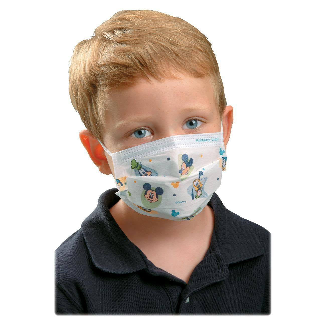 Halyard Disney Childrens Protective Face Masks with Ties 75/Box ...