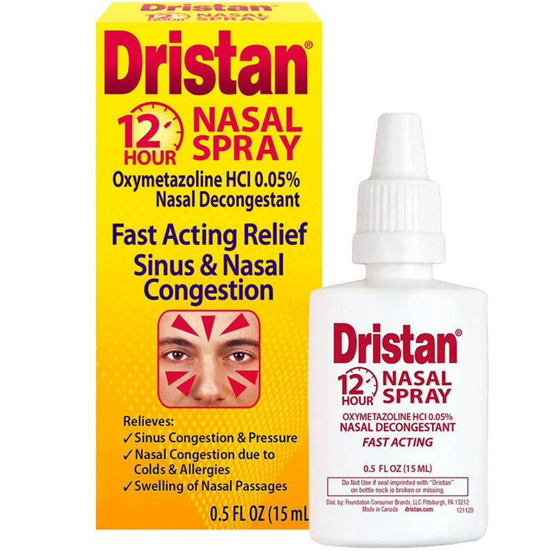 Dristan 12-Hour Nasal Decongestant Relief Spray — Mountainside Medical ...