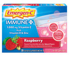 Emergen-C Immune Plus Drink Mix Effervescent Tablets Raspberry Flavor ...