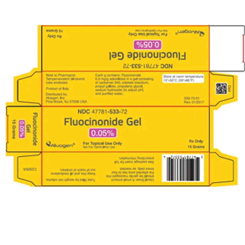 Fluocinonide Topical Gel 15 gm — Mountainside Medical Equipment