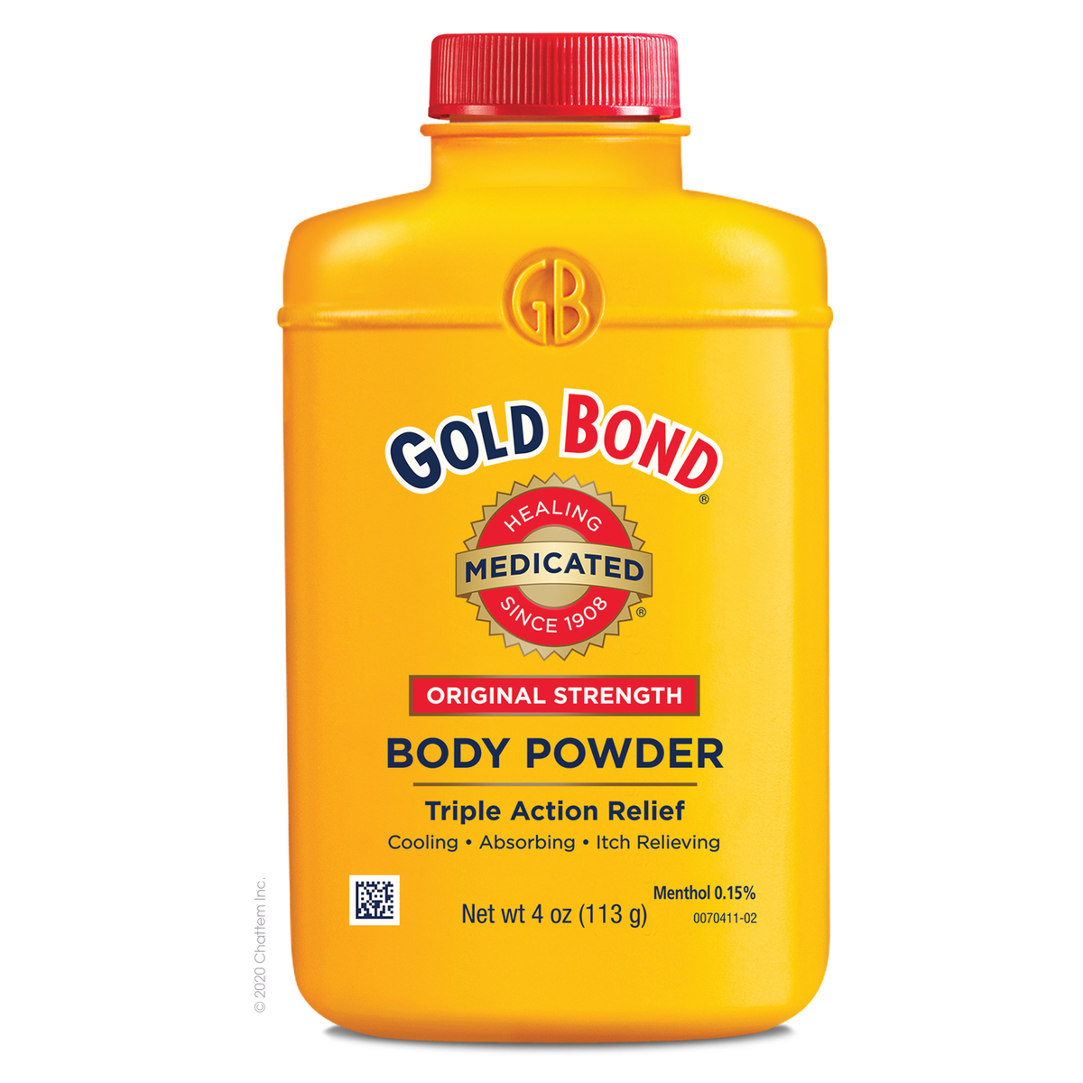 Gold Bond Original Strength Medicated Body Powder 0.15% Menthol 4 oz ...