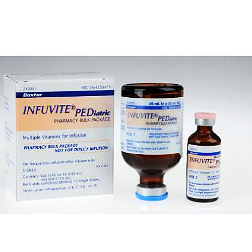 Infuvite Pediatric Multivitamin Kit Pharmacy Bulk Pack Multiple-Dose V ...