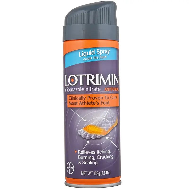 Lotrimin AF Athlete's Foot Liquid Spray, Miconazole Nitrate 2% ...