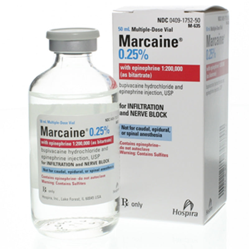 Marcaine (Bupivacaine Hydrochloride) with Epinephrine Injection ...
