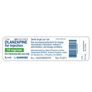 Olanzapine for Injection 10 mg Vial by Sandoz (RX) — Mountainside Medical