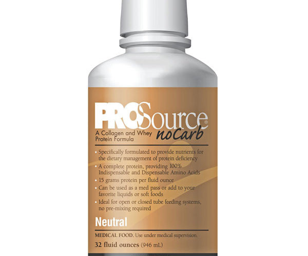 ProSource NoCarb Liquid Protein Supplement, 32 oz Bottle Neutral ...