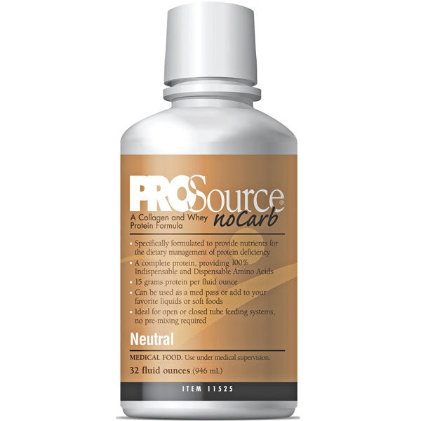 ProSource NoCarb Liquid Protein Supplement, 32 oz Bottle Neutral ...