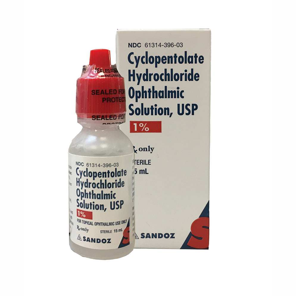 Cyclopentolate Hydrochloride Ophthalmic Solution Eye Drops 1% (Dilate ...