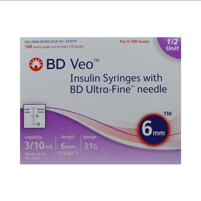 Insulin Syringes 31g 6mm