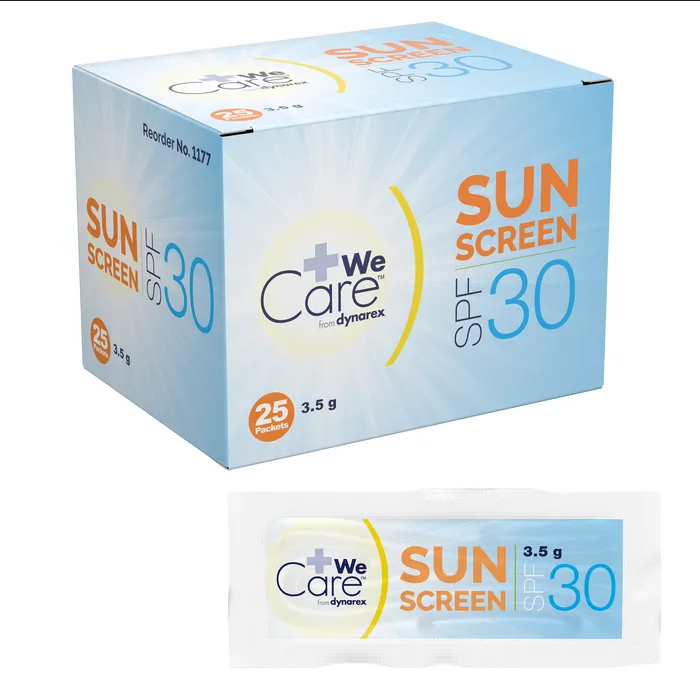 Sunscreen Lotion Packets, SPF 30, 3.5 Gram Pouch, 25/bx — Mountainside ...