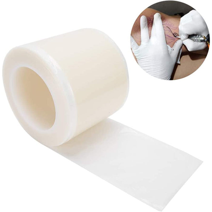 Dynarex Clear Skin Barrier Film (Tattoo Film) 4" x 6" Waterproof 1200 ...