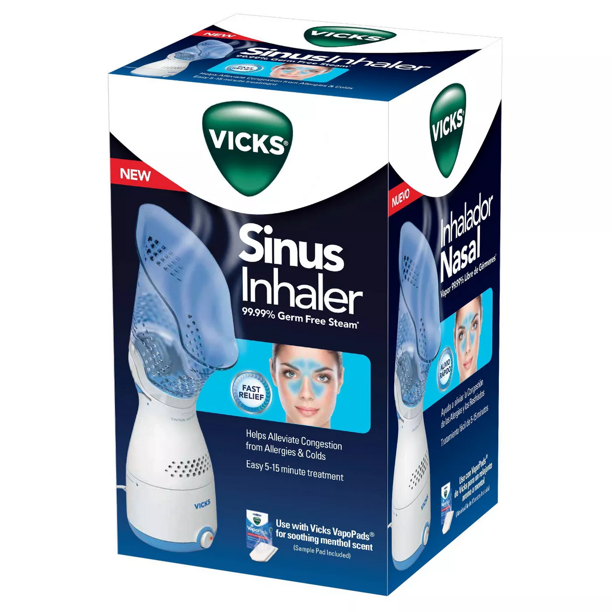 Vicks Personal Steam Sinus Inhaler (VIH200) — Mountainside Medical ...