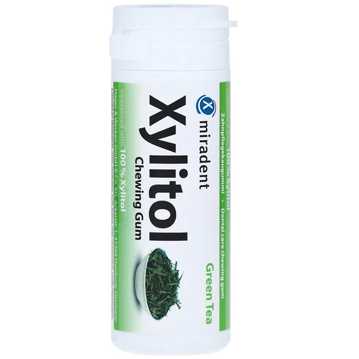 Xylitol Dry Mouth Relieving Chewing Gum, Sugar Free, Green Tea Flavor ...