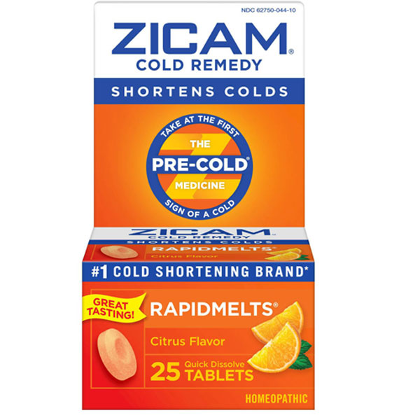 Zicam Cold Remedy Rapid Melts Citrus 25 ct — Mountainside Medical Equipment