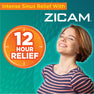 Zicam Intense Sinus Relief Nasal Gel Spray No-Drip with Cooling Mentho ...