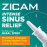 Zicam Intense Sinus Relief Nasal Gel Spray No-Drip with Cooling Mentho ...
