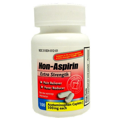 Acetaminophen Tablets Pain Relief and Fever Reducer Medicine ...