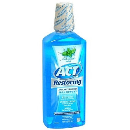 ACT Restoring Anticavity Mouthwash 18 oz — Mountainside Medical Equipment