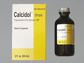 Calcidol Drops Oral Vitamin D Supplement 2 oz — Mountainside Medical ...
