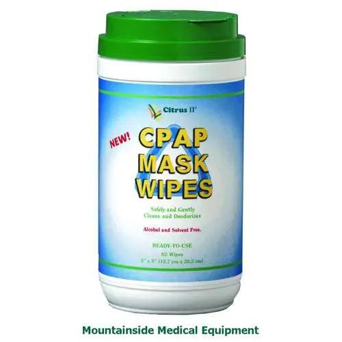 Citrus II CPAP Mask Wipes 62 Count Canister — Mountainside Medical ...