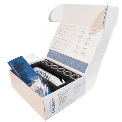 CryoDose Reusable Cryosurgical Complete Treatment Kit with 162 mL Cani ...